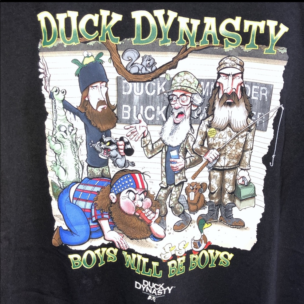 2012 Vintage Duck Dynasty Animated T-Shirt - Gem